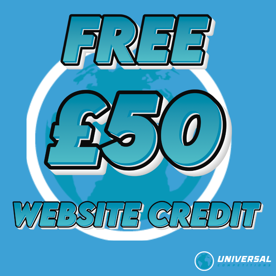 FREE £50 WEBSITE CREDIT!! 17/06 | Universal Competitions
