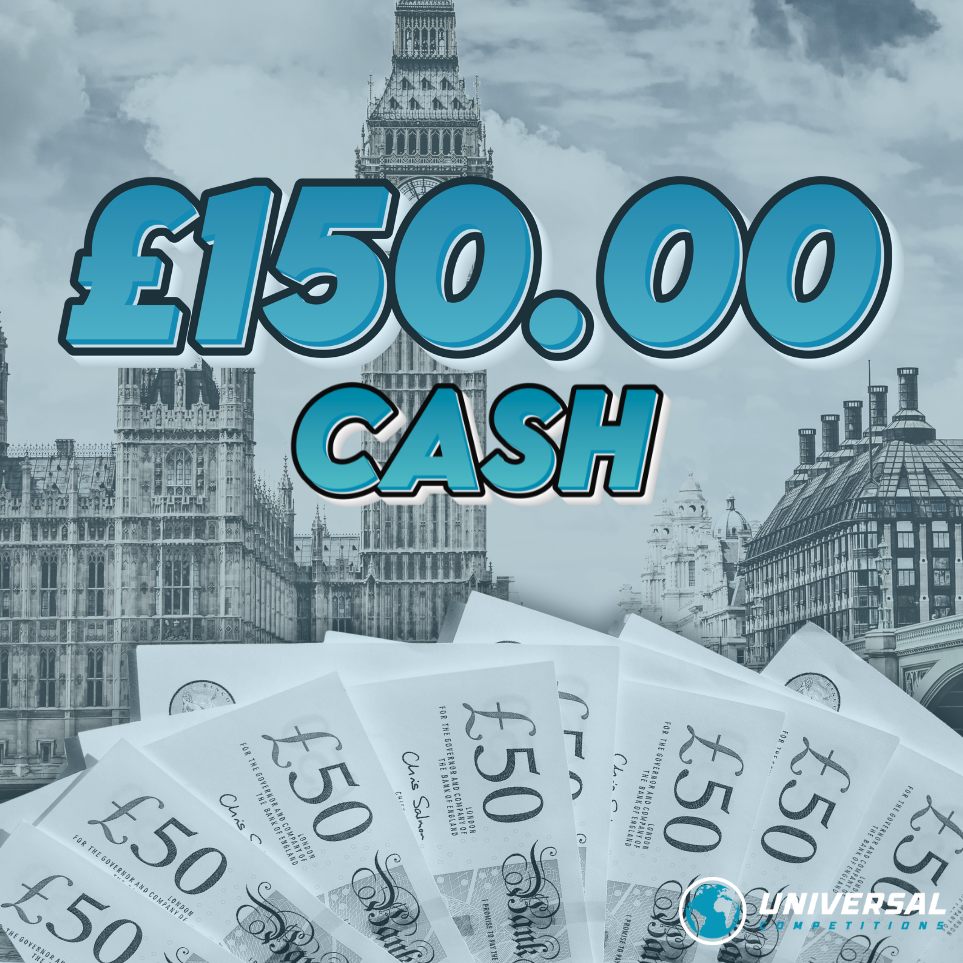 £150.00 Cash for 30p!! 18/11 | Universal Competitions
