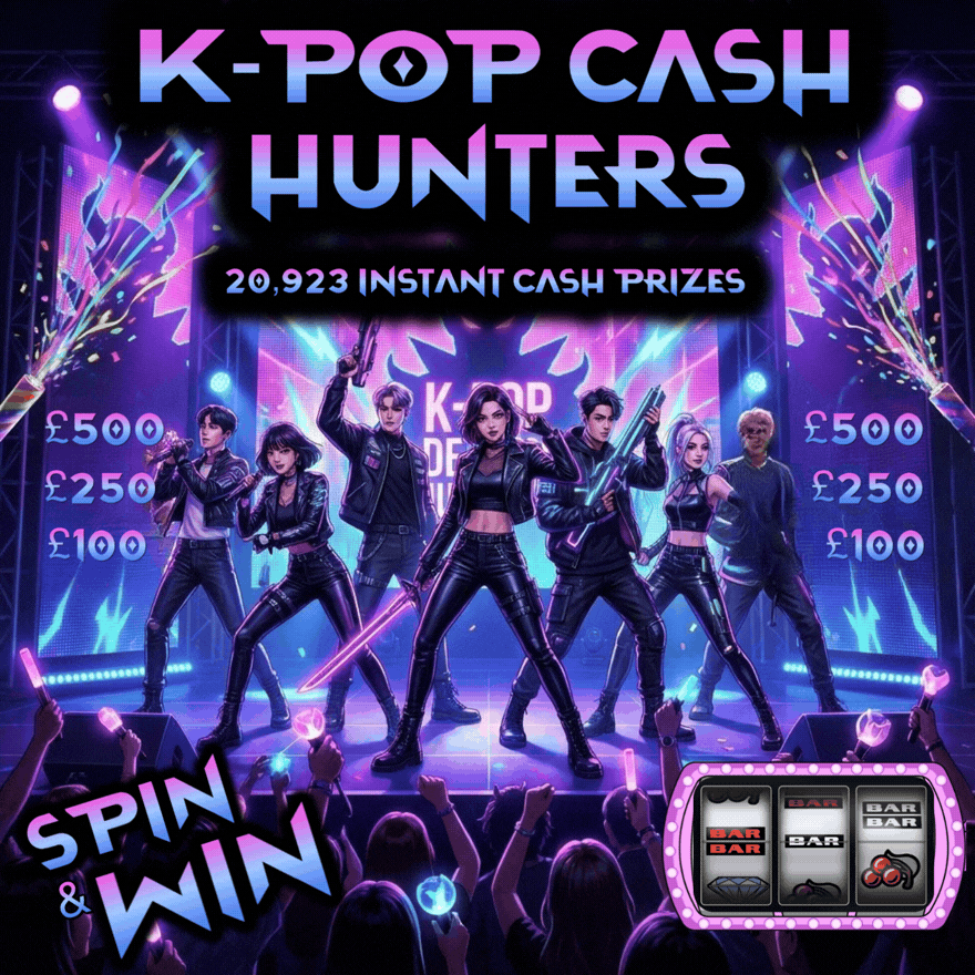 K-POP CASH HUNTERS!! 20,923 Instant Prizes & 5 £100 WINNERS ON DRAW DAY ...